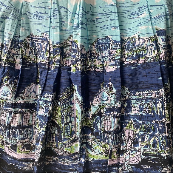 Talbots | Skirts | Vintage Talbot Blue City Aline Pleated Skirt | Poshmark